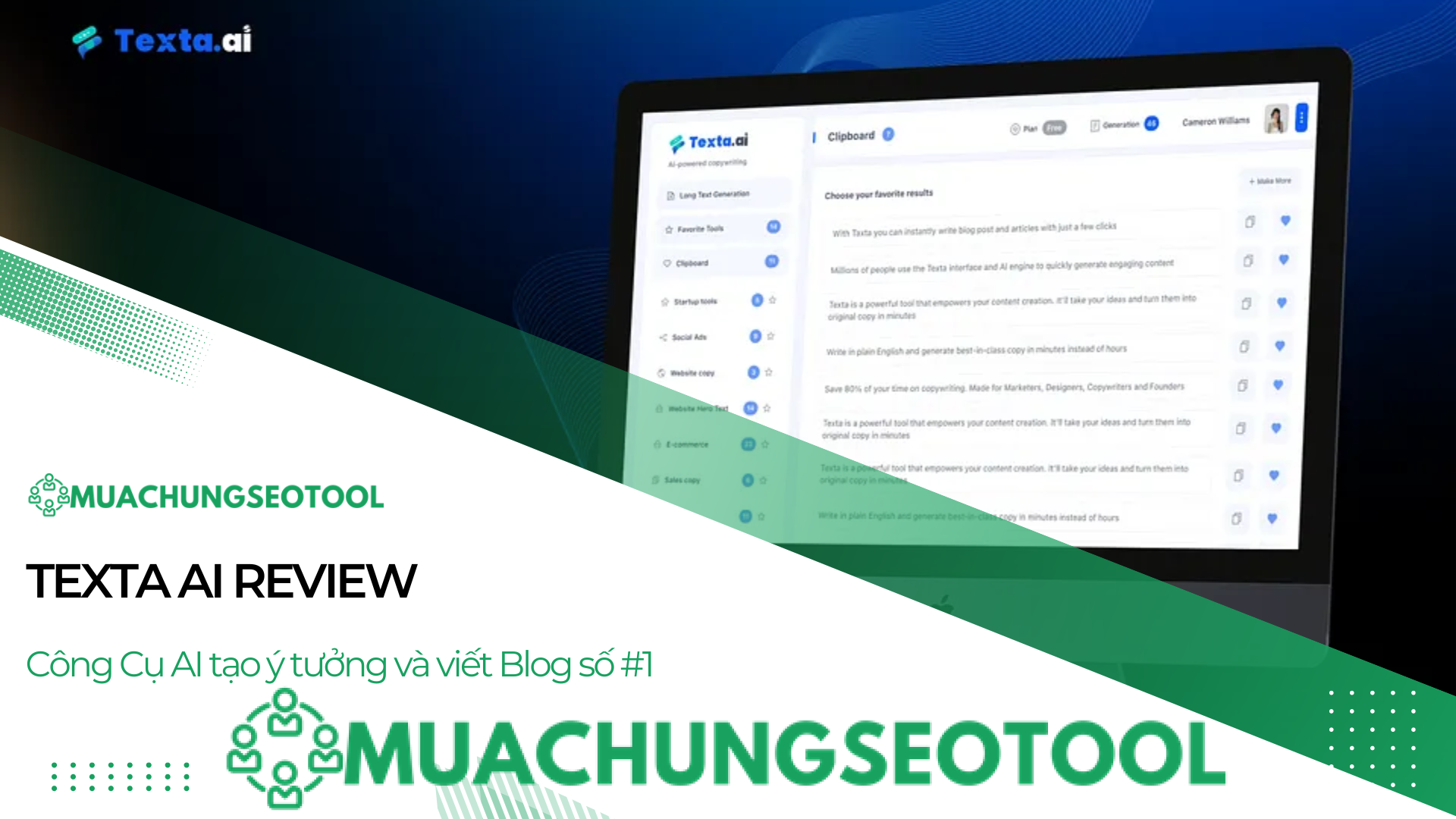 Đánh Giá Texta AI – Công Cụ AI Tạo ý Tưởng Và Viết Blog Số #1 - Mua Chung SEO Tool 2024